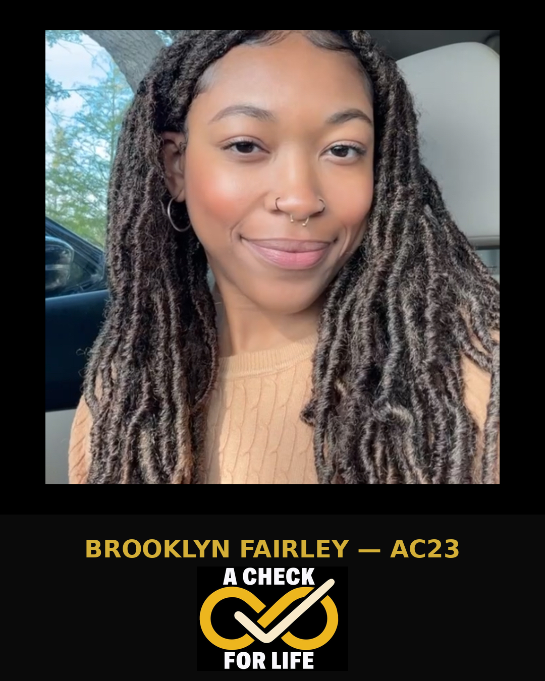 A CHECK FOR LIFE™